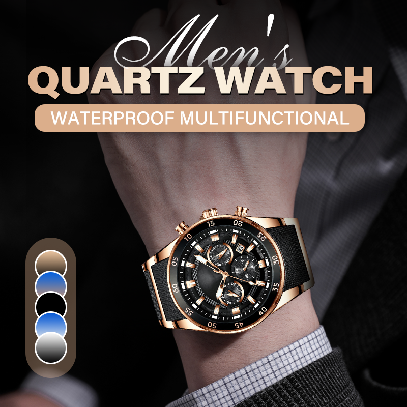 💎Time-limited Special⌛Men's Waterproof Multifunctional Quartz Watch ...