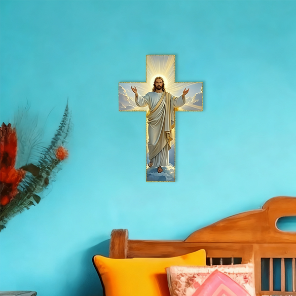 ⏳Time-Limited Special⏰Retro Jesus Christ Wall Cross Decor ️ – rablaisie